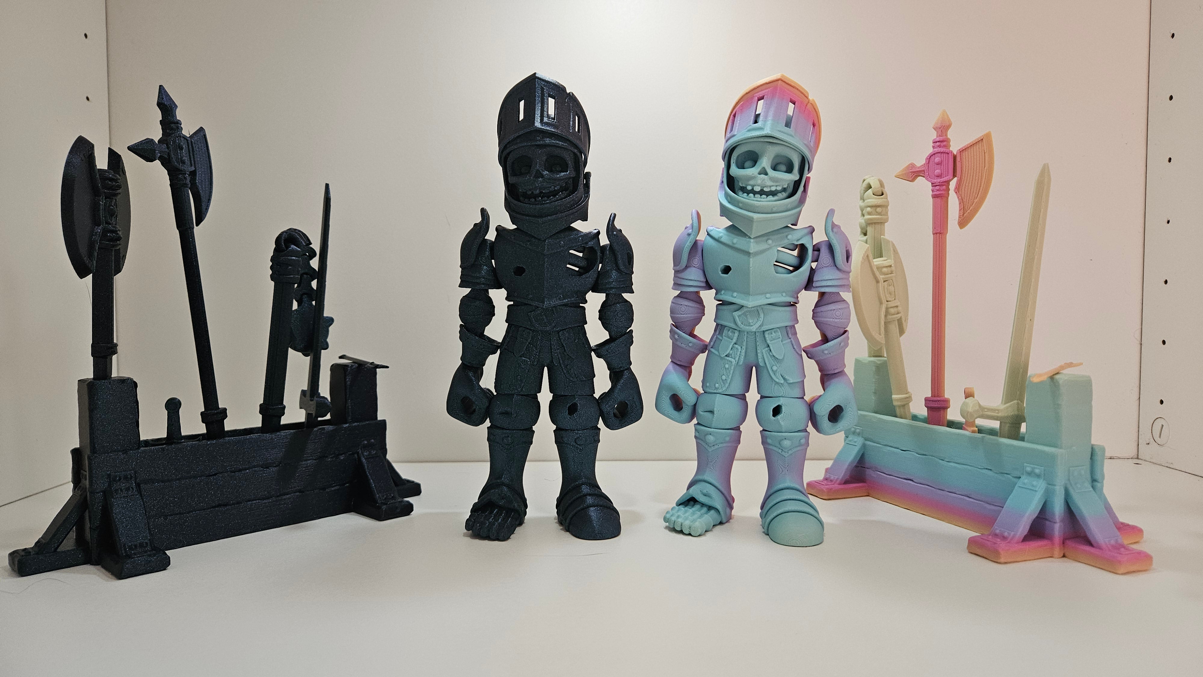 Skeleton Knight (Single Color) – The McDaniel Designs